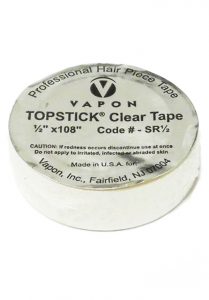 Topstick Clear Tape - 1/2" x 108" Roll - Super Hair Factory Inc.
